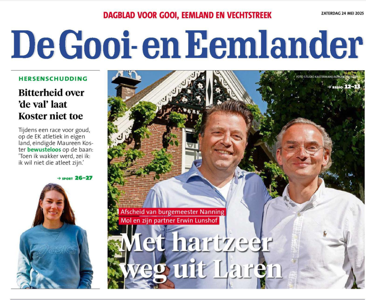 Mooi afscheidsinterview in Gooi- en Eemlander – Bol-An!