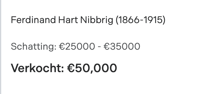 Hart Nibbrig voor 50.000 euro onder de hamer – Bol-An!